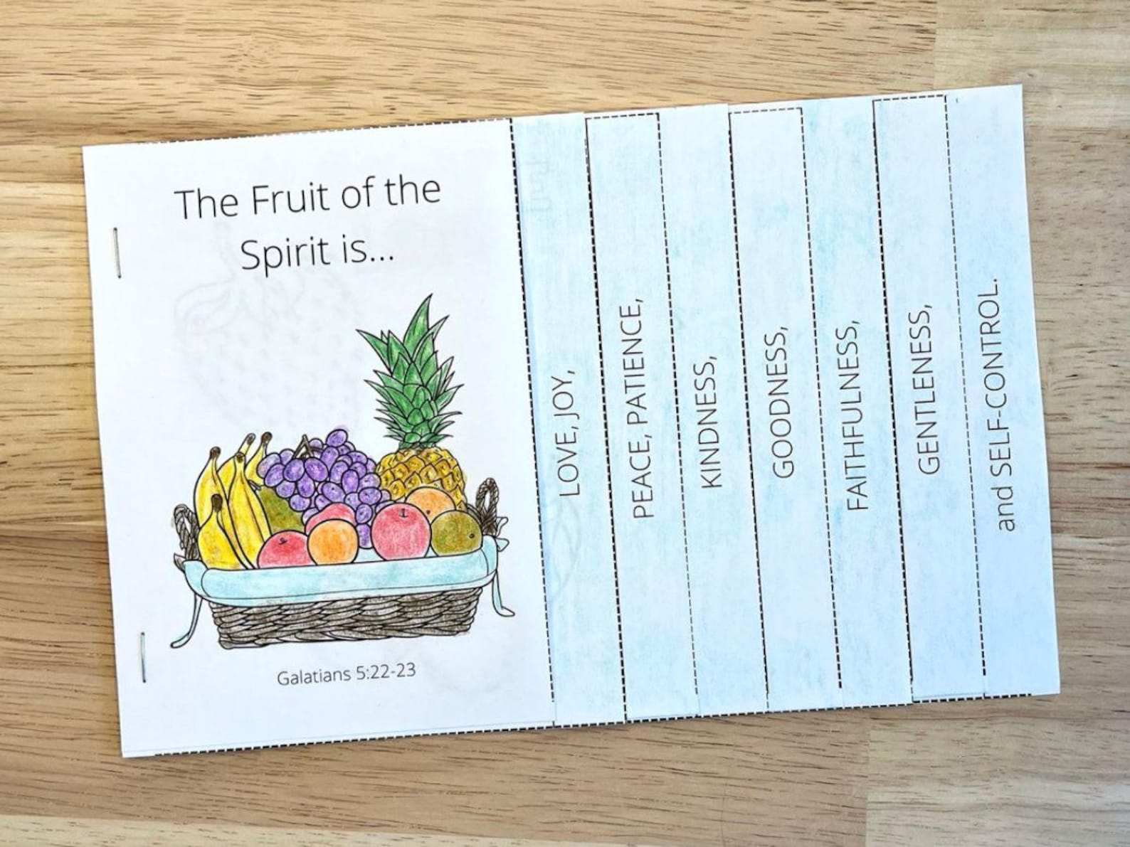 Fruit of the Spirit Craft, Fruit of the Spirit Coloring Pages, VBS ...