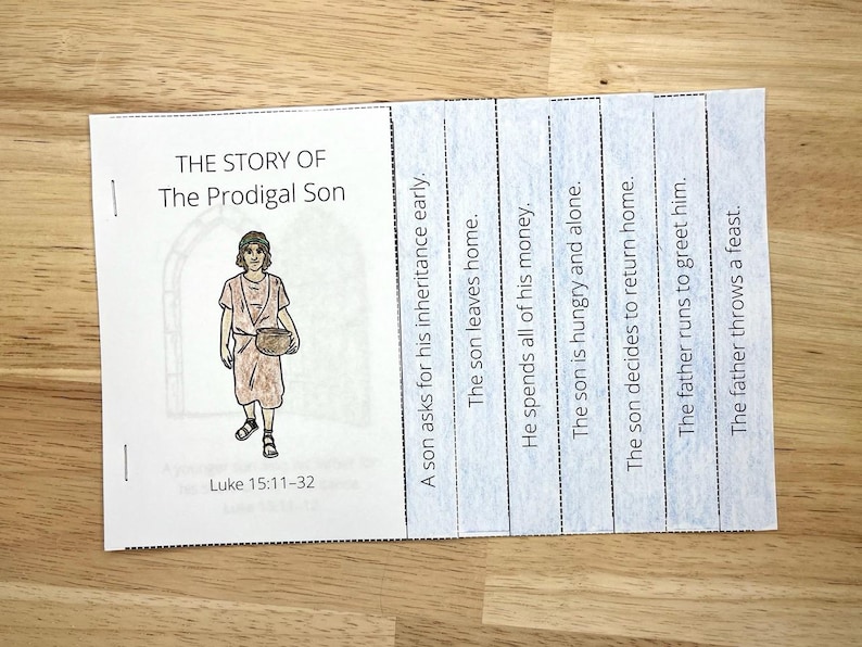 The Prodigal Son Kids Craft, Kids VBS Crafts, Prodigal Son Activity ...