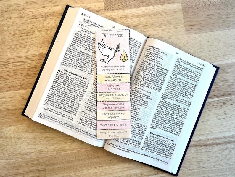 Pentecost Activity, Holy Spirit Craft, Sunday School Lesson, for Kids ...