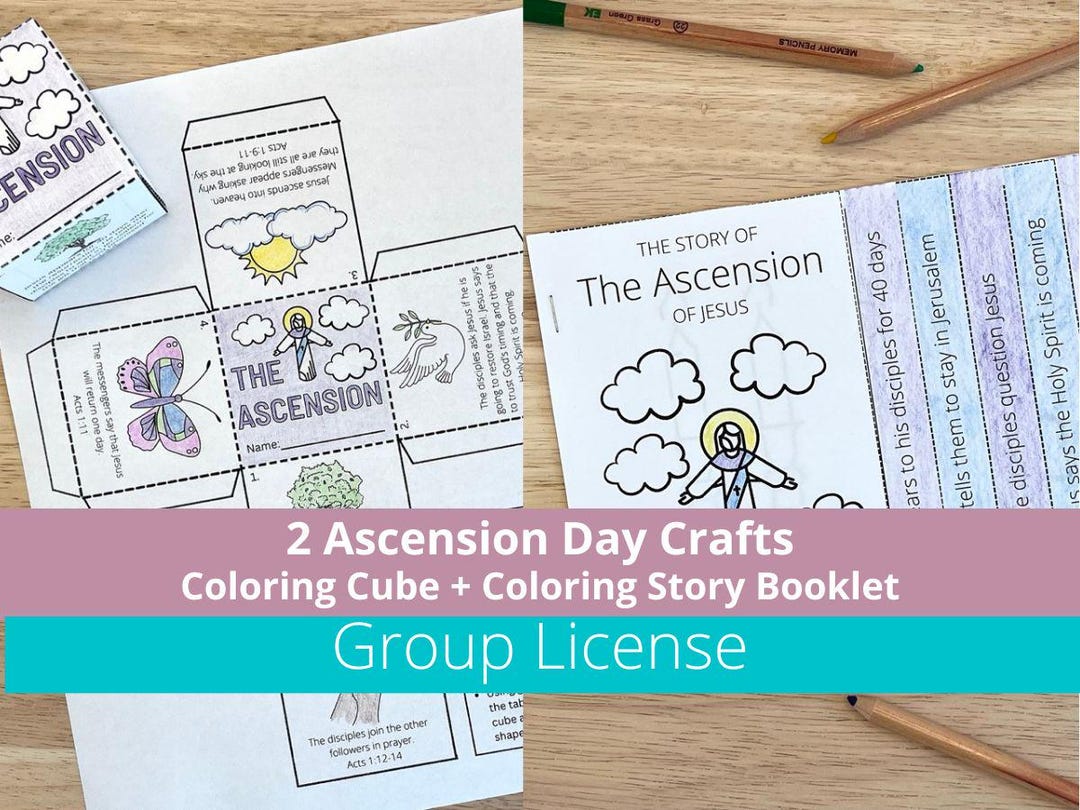 Sunday School Lesson, Christ Ascending, Jesus Ascending Activity, Jesus ...