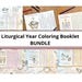 The Liturgical Year 9-page Mini Coloring Book - Kids Activity ...