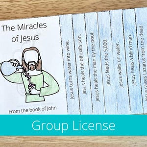 Miracles of Jesus for Kids, Jesus Miracles Crafts, Vacation Bible ...