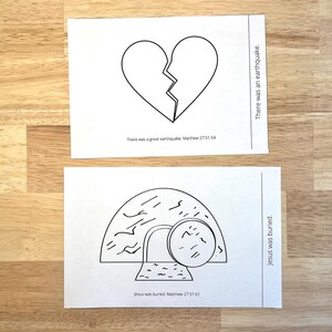 Good Friday Craft, Easter Jesus Printable, Holy Week for Kids Walk ...