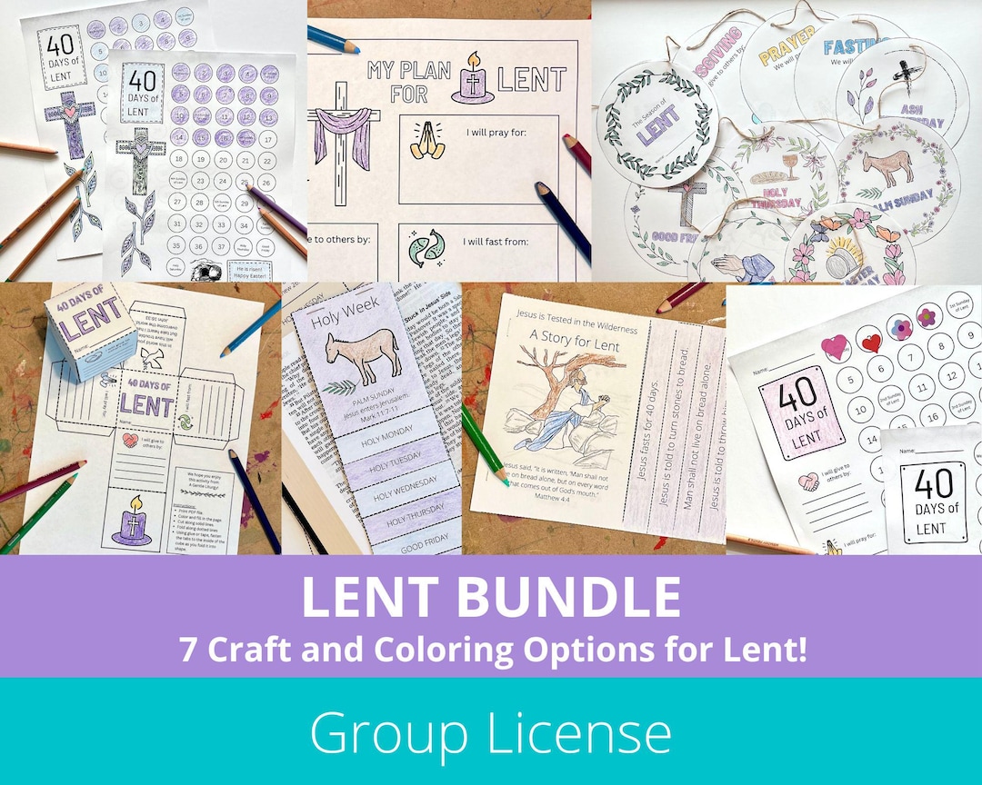 Lent Coloring Page, Lent Crafts, Ash Wednesday Craft, Season of Lent ...