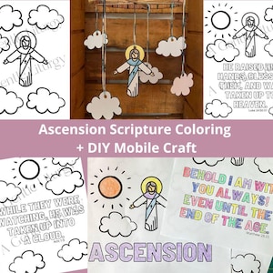 Jesus Ascension Craft, Ascension of Christ, Jesus Ascended Into Heaven ...