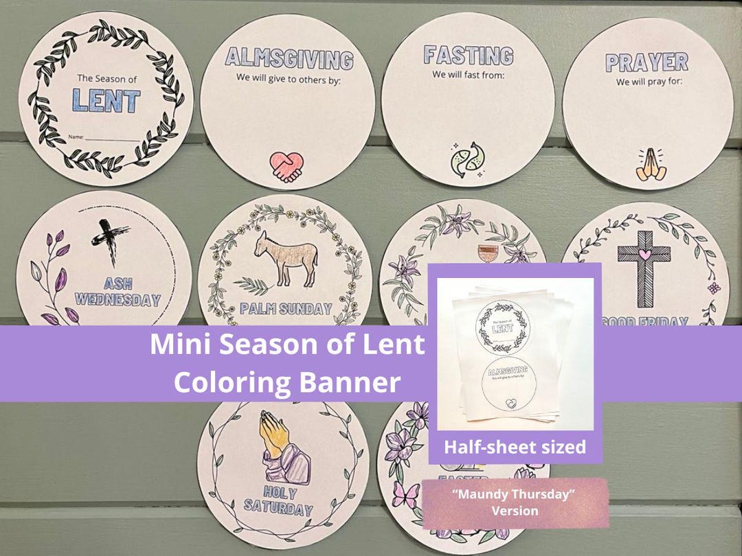 Lent for Families, Lent Activities, Lent Crafts, Season of Lent, Lent ...