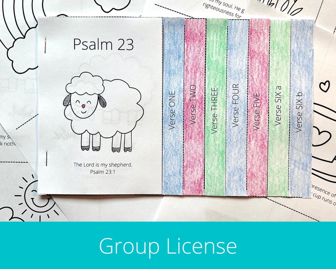 Psalm 23 Printable, Sunday School Lessons for Kids, Psalm 23 Craft, the ...