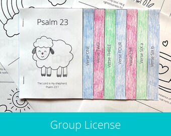 Psalm 23. the Lord is My Shepherd. Printable Coloring Page - Etsy