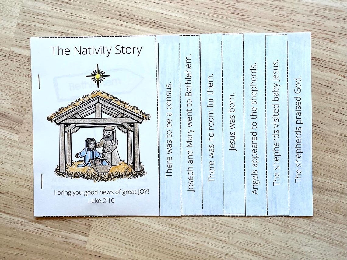 Birth of Jesus Crafts, Nativity Printables, Nativity Coloring Book ...