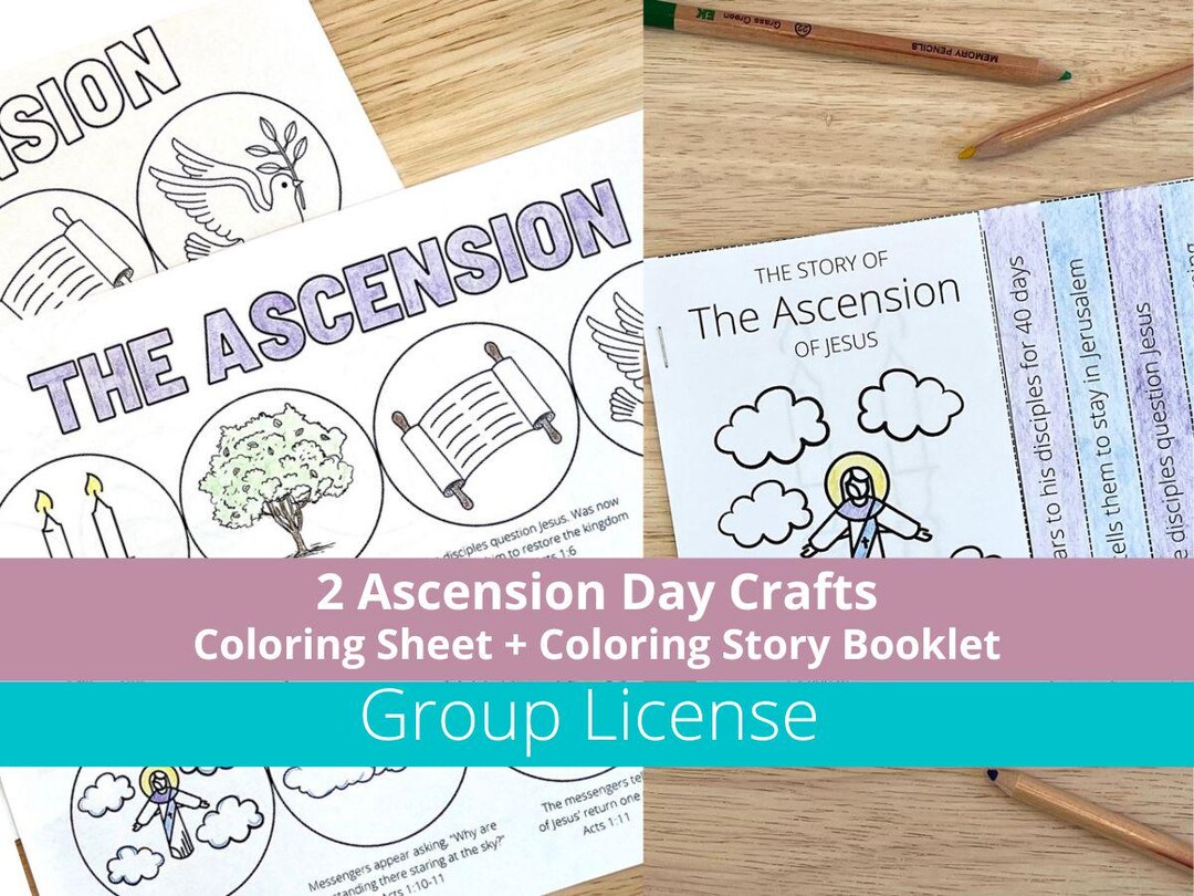 Jesus Ascension Craft, Ascension of Christ, Sunday School Lesson, Jesus ...