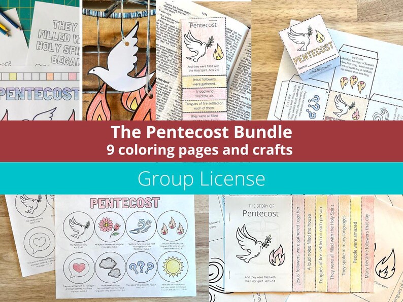Pentecost Activity, Pentecost Kids, Sunday School Lesson, for Kids ...