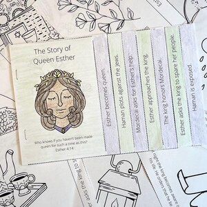 Queen Esther Craft, Esther Bible Story Activities, Sunday School Flip ...