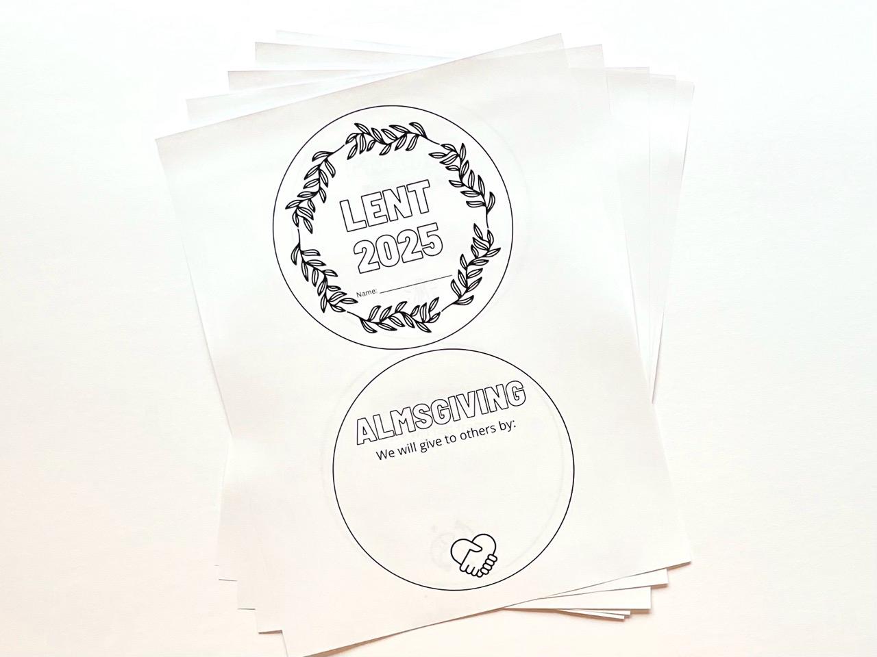 Collaborative Coloring Jesus, Lent Paper Chain Countdown, Lent for Kids ...