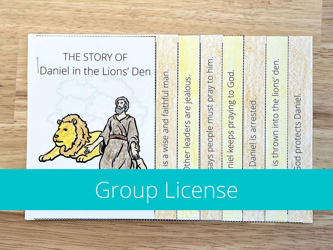 Daniel and the Lions Den Craft, Vbs Printable, VBS 2025 Craft, Vacation ...
