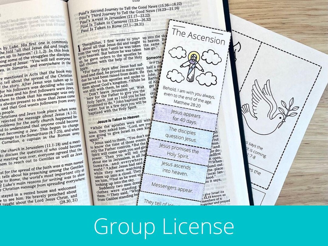 Ascension of Christ, Jesus Ascending Activity, Sunday School Lesson ...