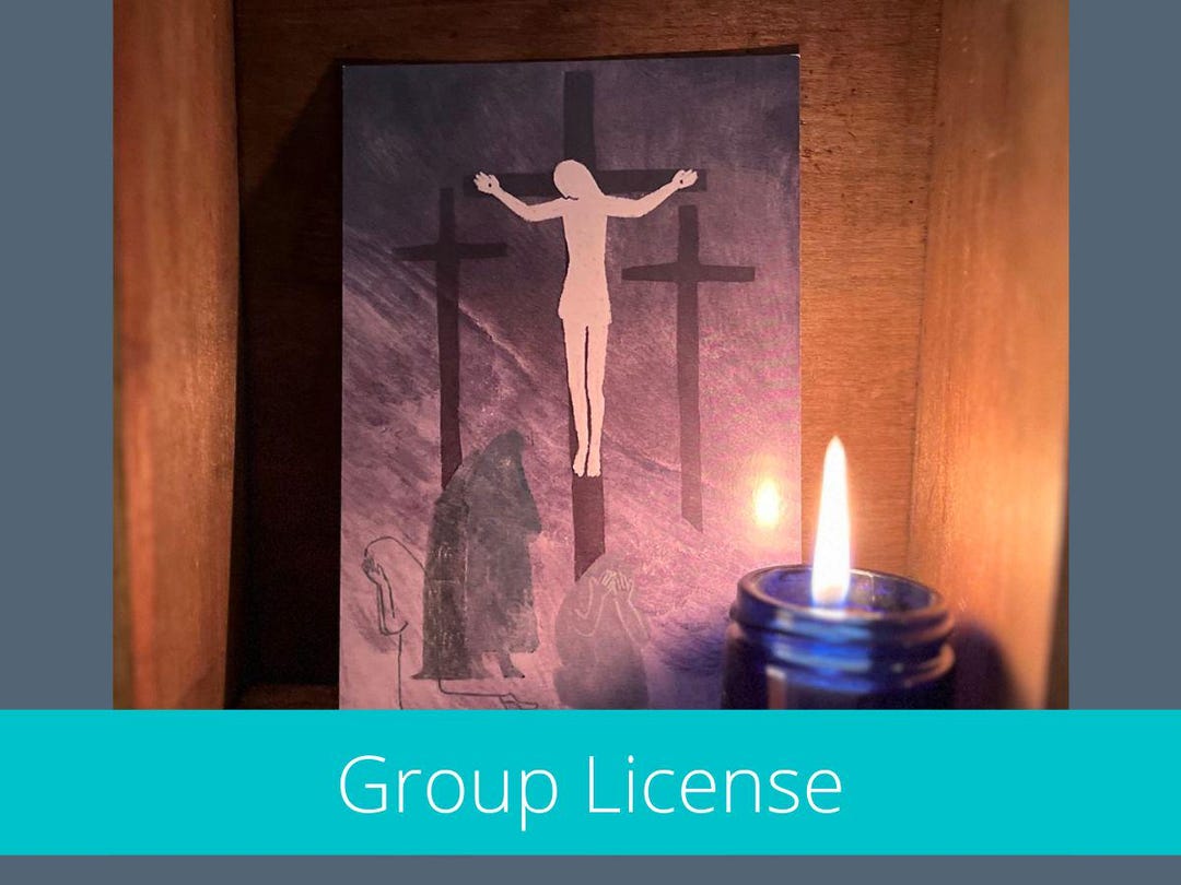 Good Friday Art, Holy Week Print, Easter Week, Holy Week Cards, Holy ...