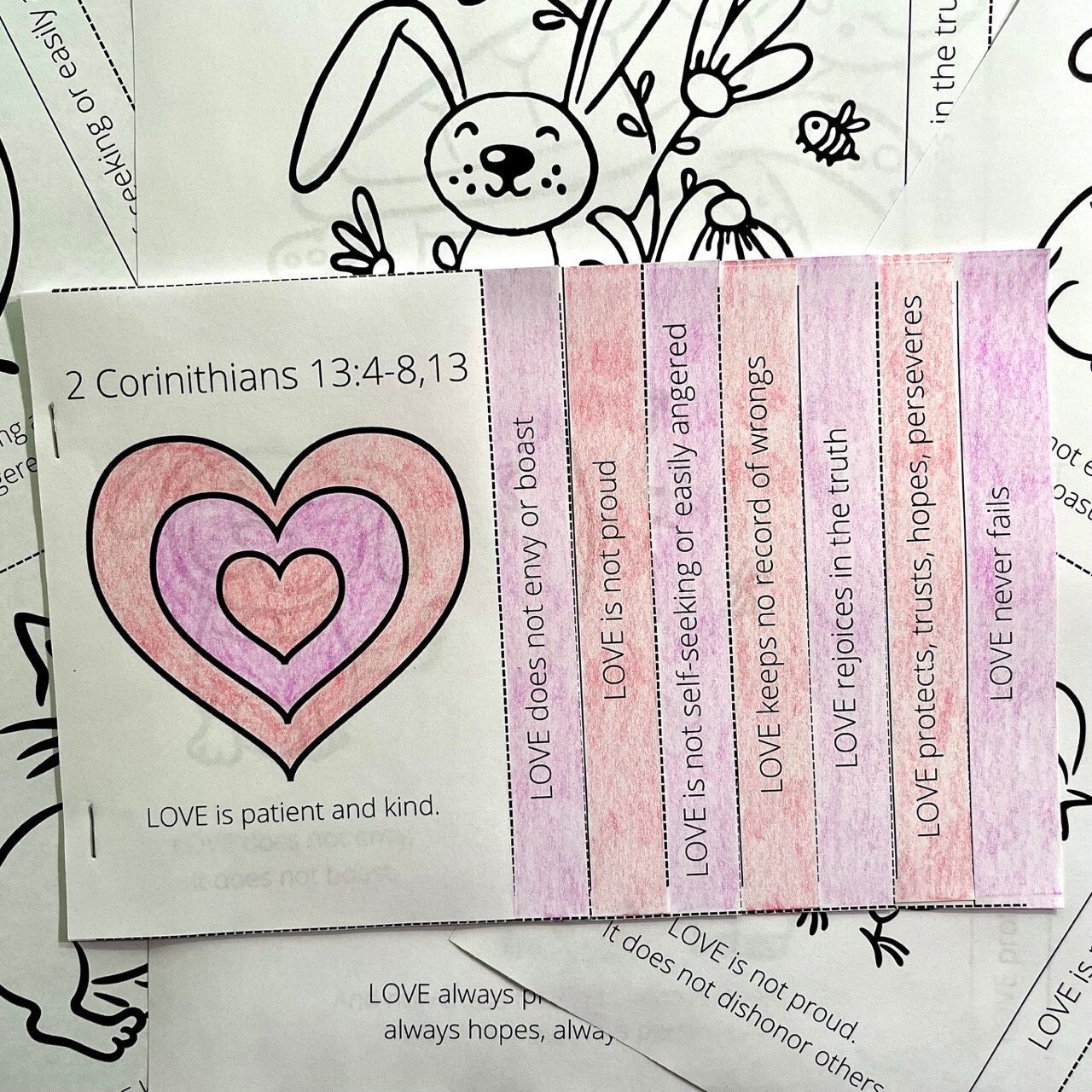 Christian Valentines Coloring, Catholic Valentines Day, Christian ...