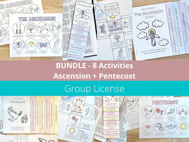 Jesus Ascended Into Heaven, Ascension of Jesus Craft, Ascension Day ...