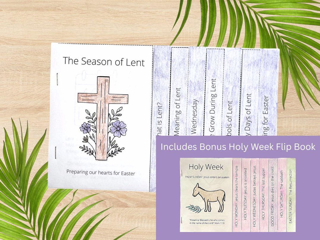 Lent Coloring Page, 40 Days of Lent Activities, Lent Craft for Kids ...