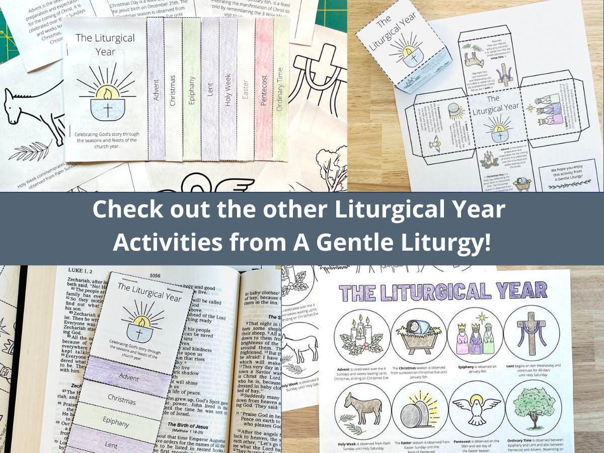 Liturgical Calendar 2025, Printable Advent, for Kids, Catholic ...