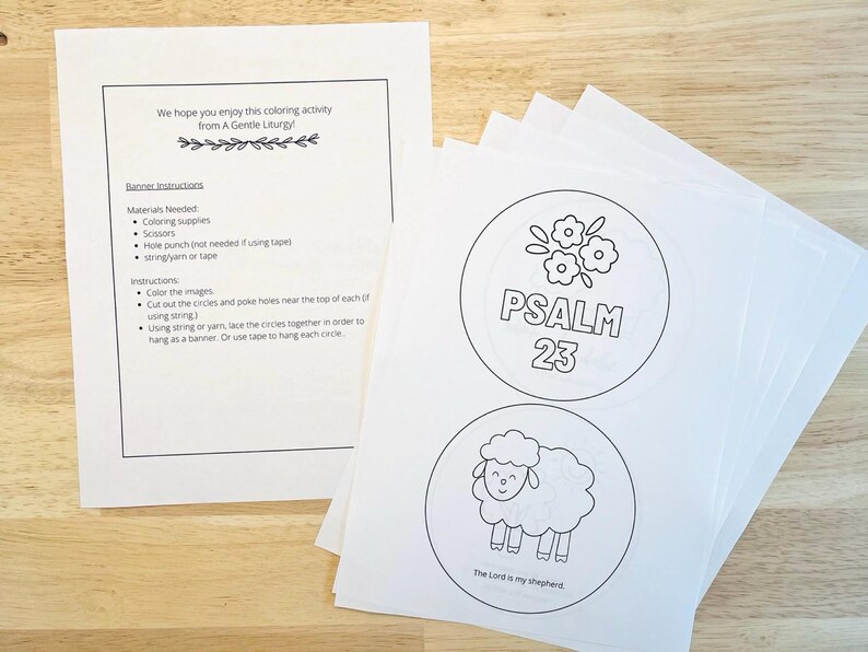 Psalm 23 Craft, the Lord is My Shepherd, Sunday School Lessons for Kids ...
