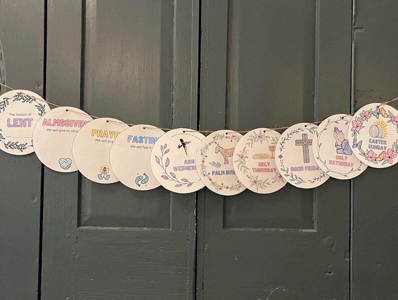 Lent Banners, Palm Sunday Craft, Lent for Kids, Sunday School Craft ...