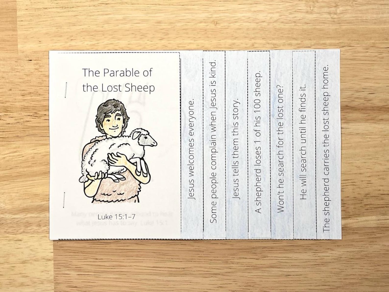 Parable of the Lost Sheep Sunday School Craft for Kids, Kids Bible ...