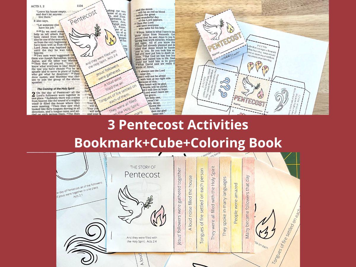 Day of Pentecost Activities, Pentecost Craft Download, for Kids, Sunday ...