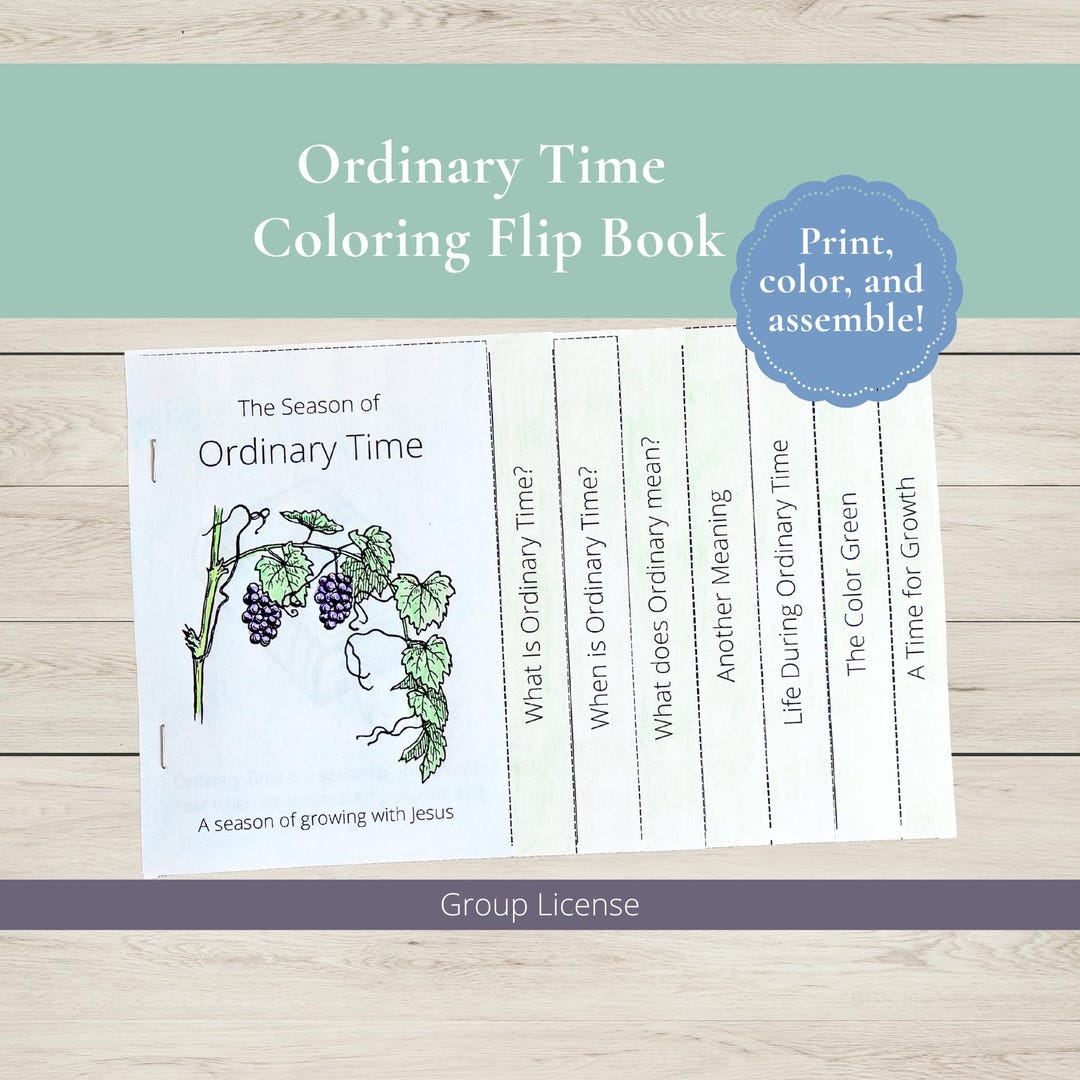 Ordinary Time Crafts, Ordinary Time Craft for Kids, Ordinary Time ...