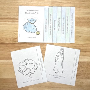 The Parable of the Lost Coin Booklet, VBS 2026 Craft, the Lost Coin ...