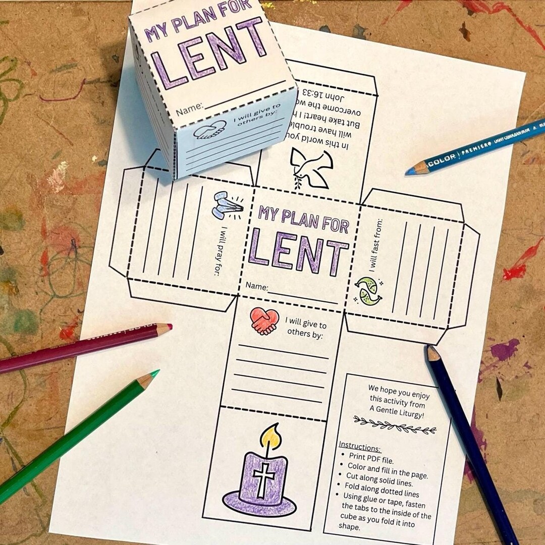 Lent for Kids, Lent Kids, Sunday School Craft, Lent Craft, Lent, Lent ...