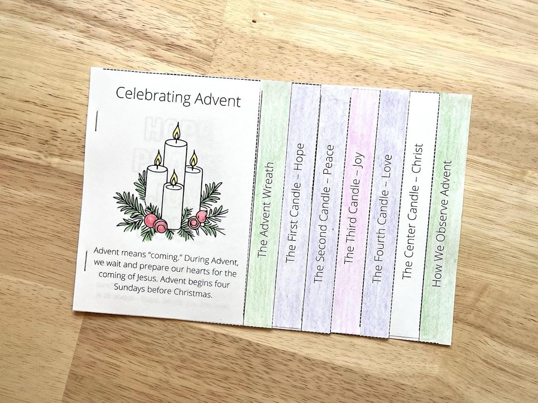 Advent Wreath Craft Kids, Advent Coloring Pages, Advent Coloring Book ...