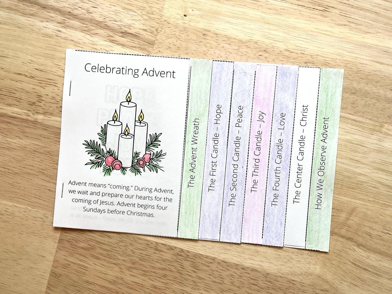 Advent Wreath Craft Kids, Advent Coloring Pages, Advent Coloring Book ...