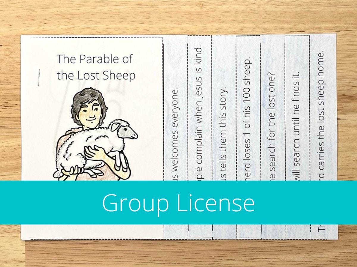 Parables of Jesus for Kids, Kids Bible Lessons for Kids, Lost Sheep ...