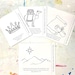 Epiphany Mini Coloring Book, 3 Wise Men, Three Kings Day, Flip Book ...