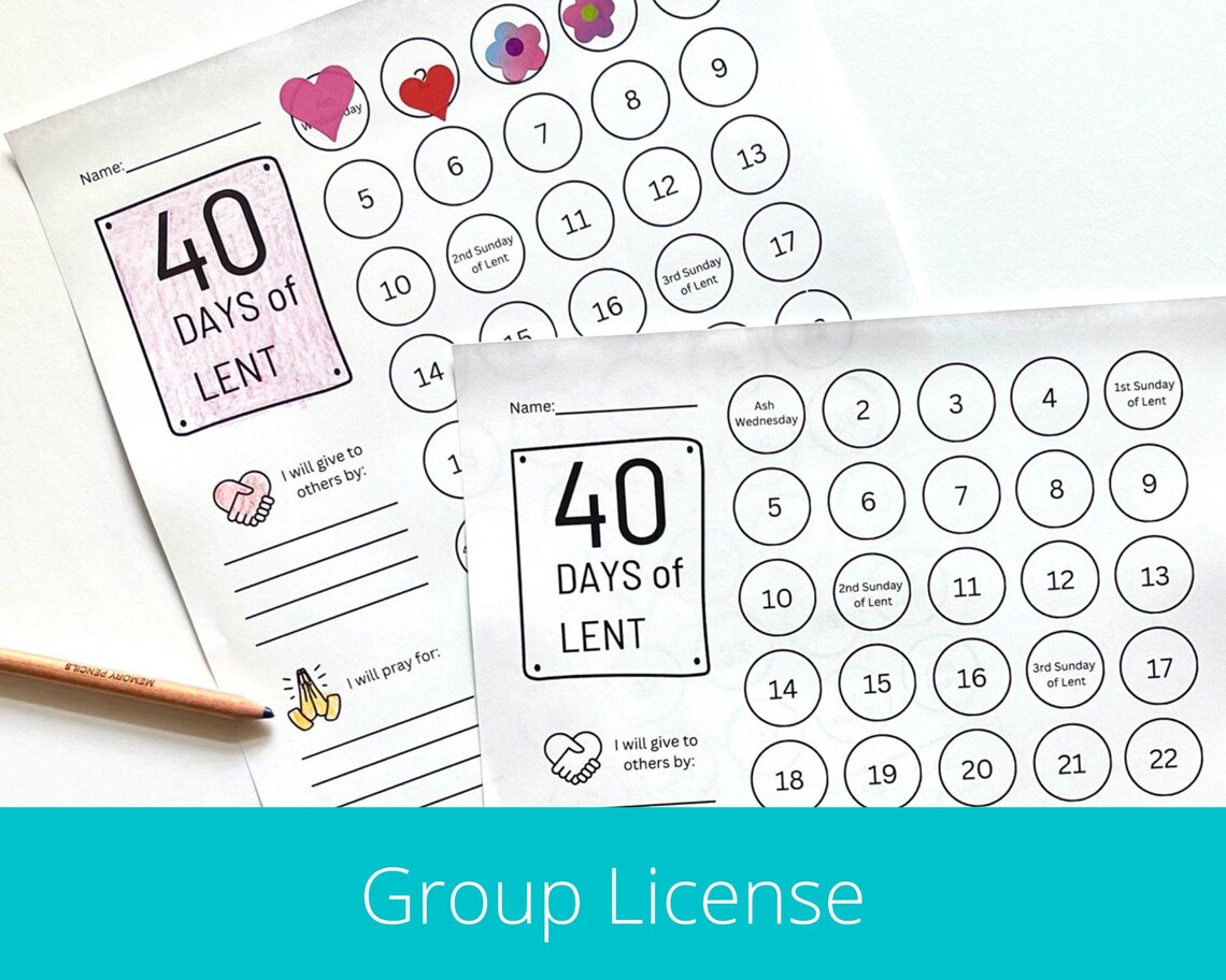 Lent Calendar, Season of Lent, Lent for Kids, Ash Wednesday, Lent Kids ...