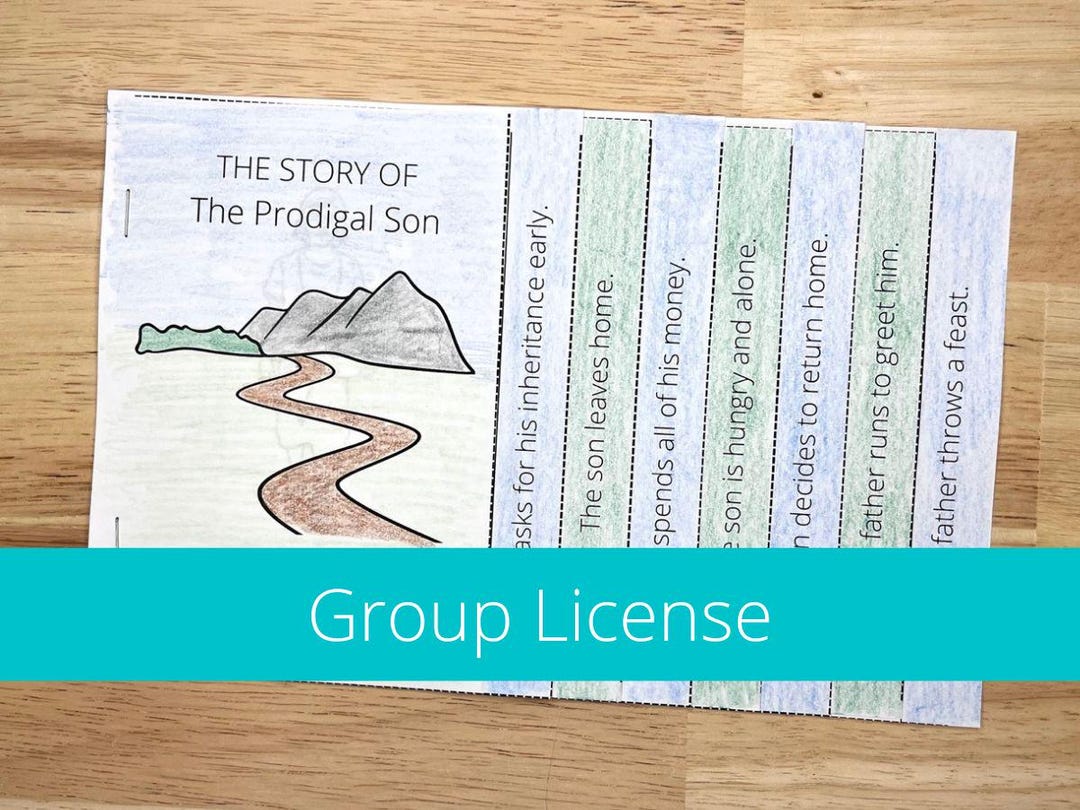 The Prodigal Son Kids Craft, Vbs Printable, Vacation Bible School ...