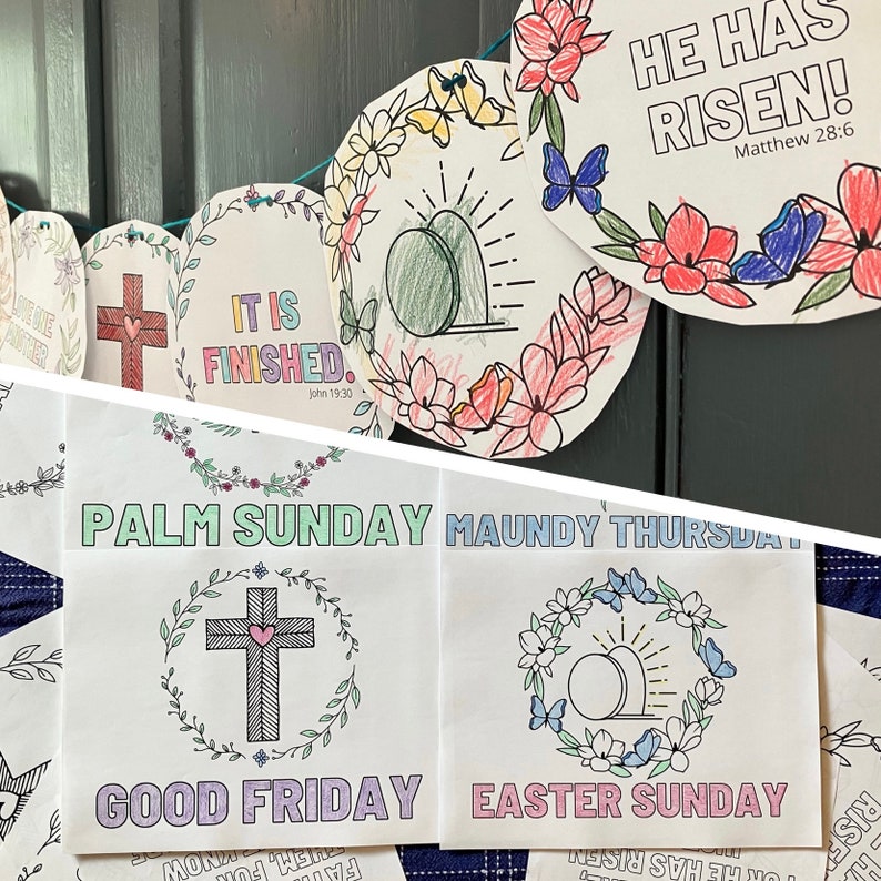 Good Friday, Palm Sunday Craft, Empty Tomb Craft, Holy Week Countdown ...