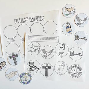 Holy Week Countdown, Lent Kids, Easter Sunday School Craft, Empty Tomb ...