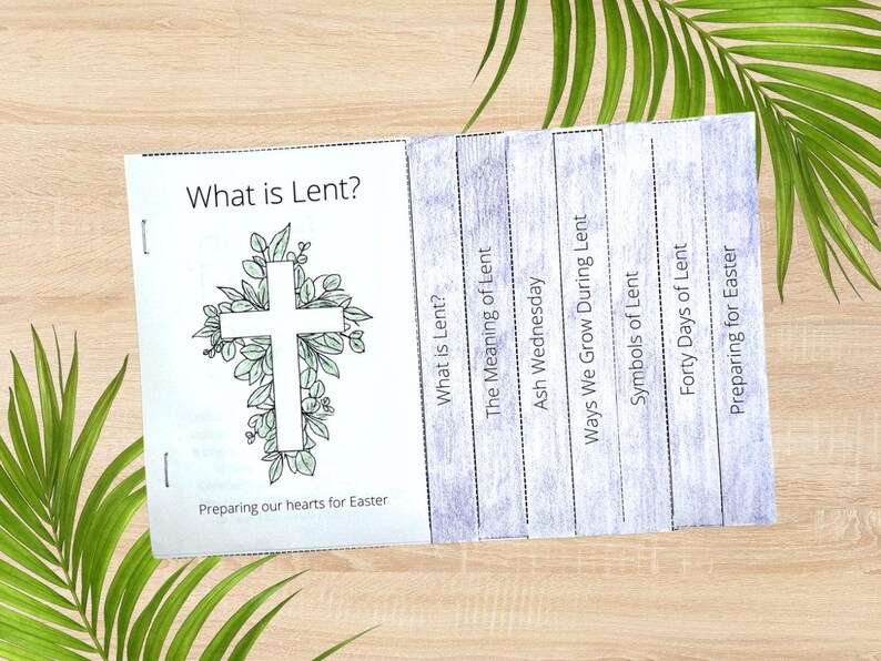 40 Days of Lent Activities, Lent for Kids, Ash Wednesday Craft, Lent ...
