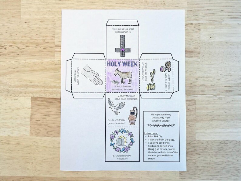 Holy Week Printable, Empty Tomb, Ash Wednesday, Lent Kids, Palm Sunday ...