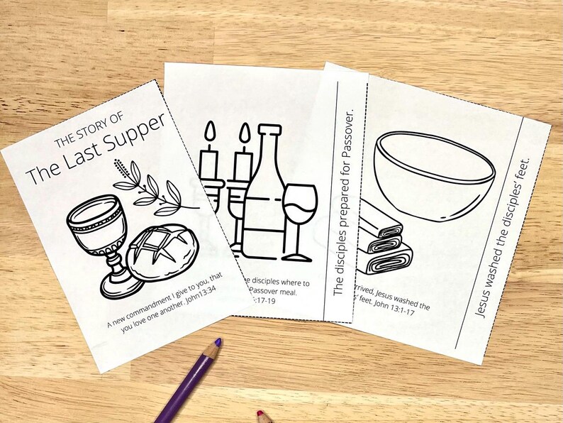 The Last Supper Craft for Kids, Last Supper Crafts, Easter Jesus ...