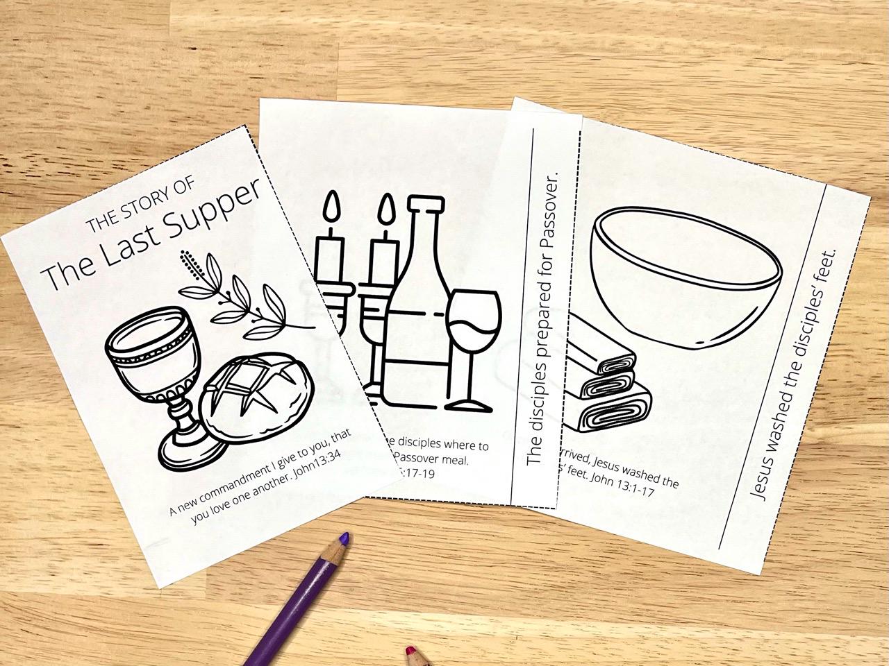 The Last Supper Craft for Kids, Last Supper Crafts, Easter Jesus ...