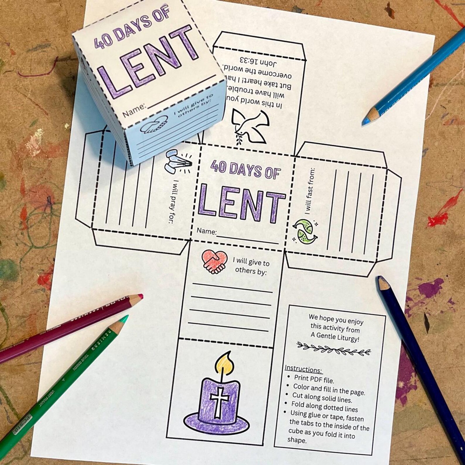 Lent Banners, Palm Sunday Craft, Lent for Kids, Sunday School Craft ...