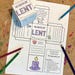 Lent Coloring Page, Lent Crafts, Ash Wednesday Craft, Season of Lent ...