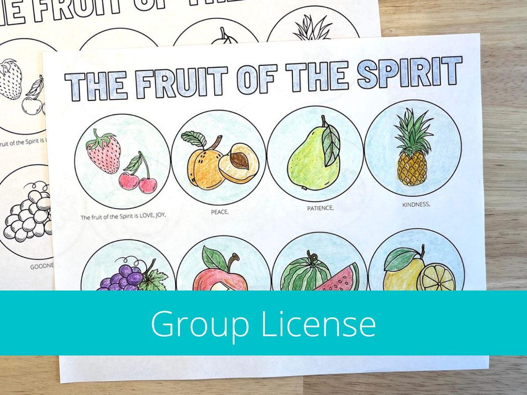 Fruit of the Spirit Craft, VBS 2026 Craft, Vacation Bible School Crafts ...