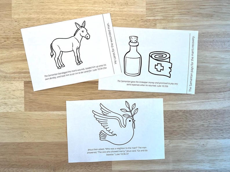 Good Samaritan Craft for Kids, Parables of Jesus, Sunday School Craft ...