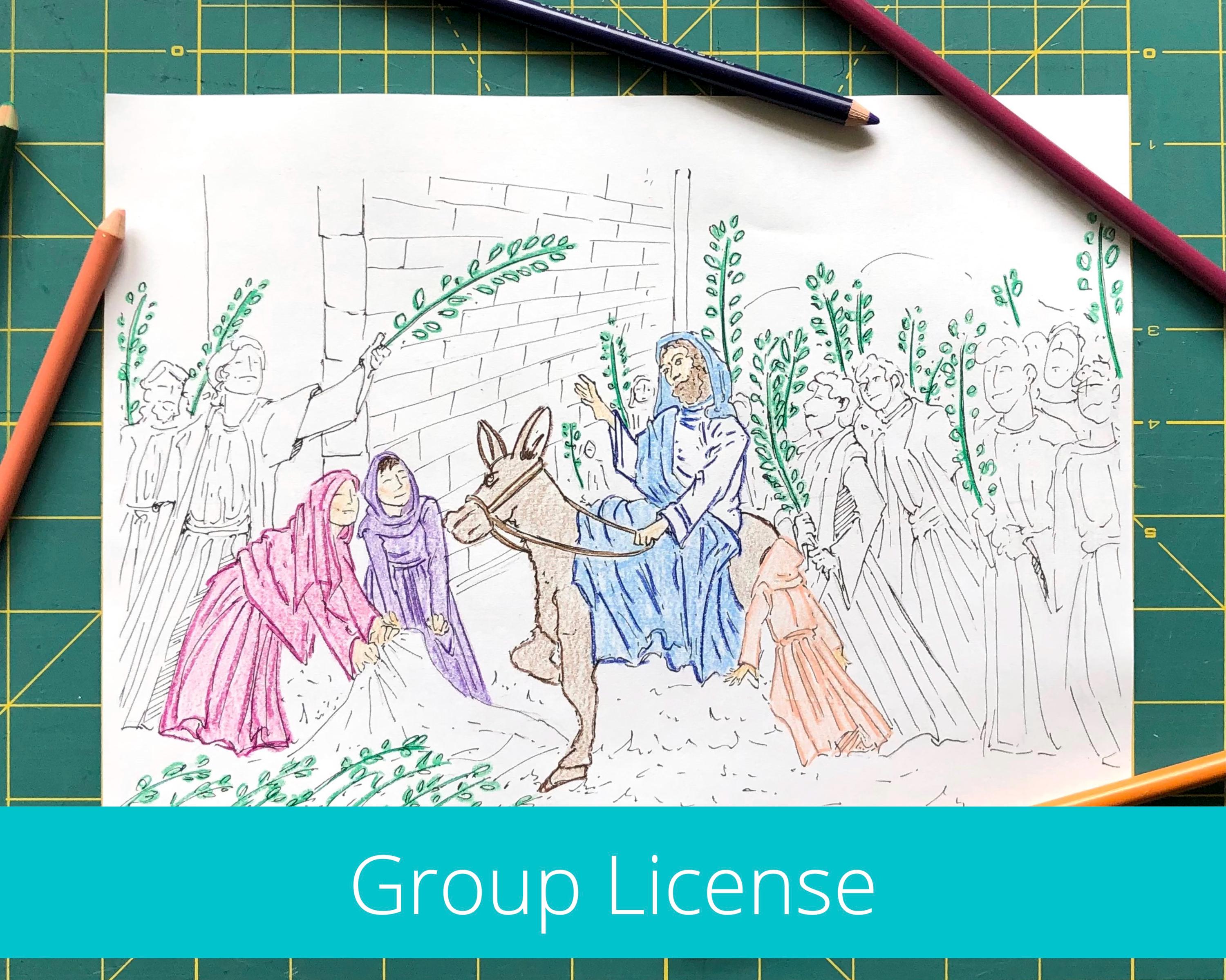 Holy Week Printable, Easter Sunday School Craft, Good Friday, Palm ...