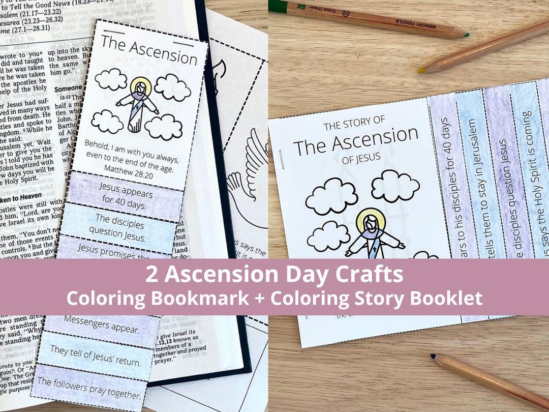 Sunday School Lesson, Jesus Ascension Craft, Ascension of Christ, Jesus ...