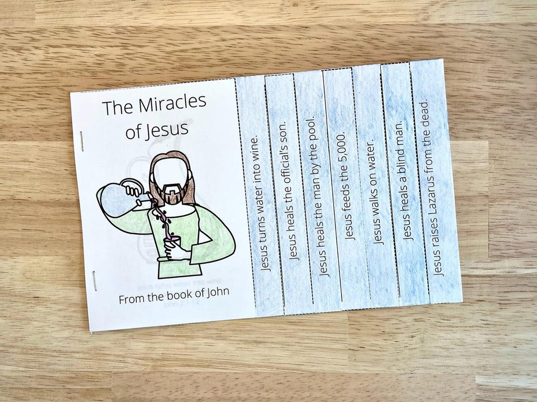 Jesus Feeds the 5000 Kids Craft, Jesus Walks on Water, Bible Stories ...